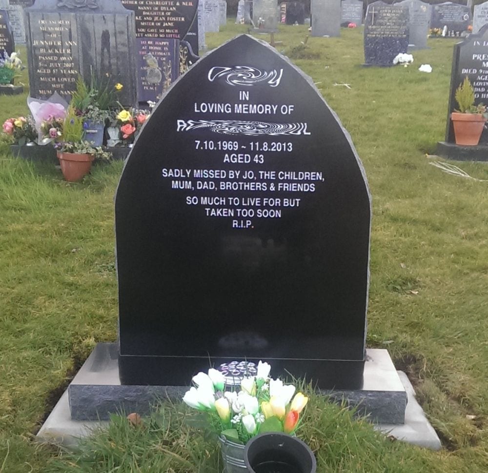 Gothic Traditional Headstone - Quality Headstones and Memorials at WT ...