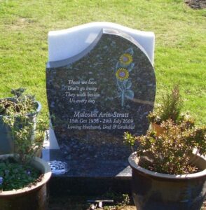 Carved Lily Memorial - Quality Headstones and Memorials at WT Drage and ...
